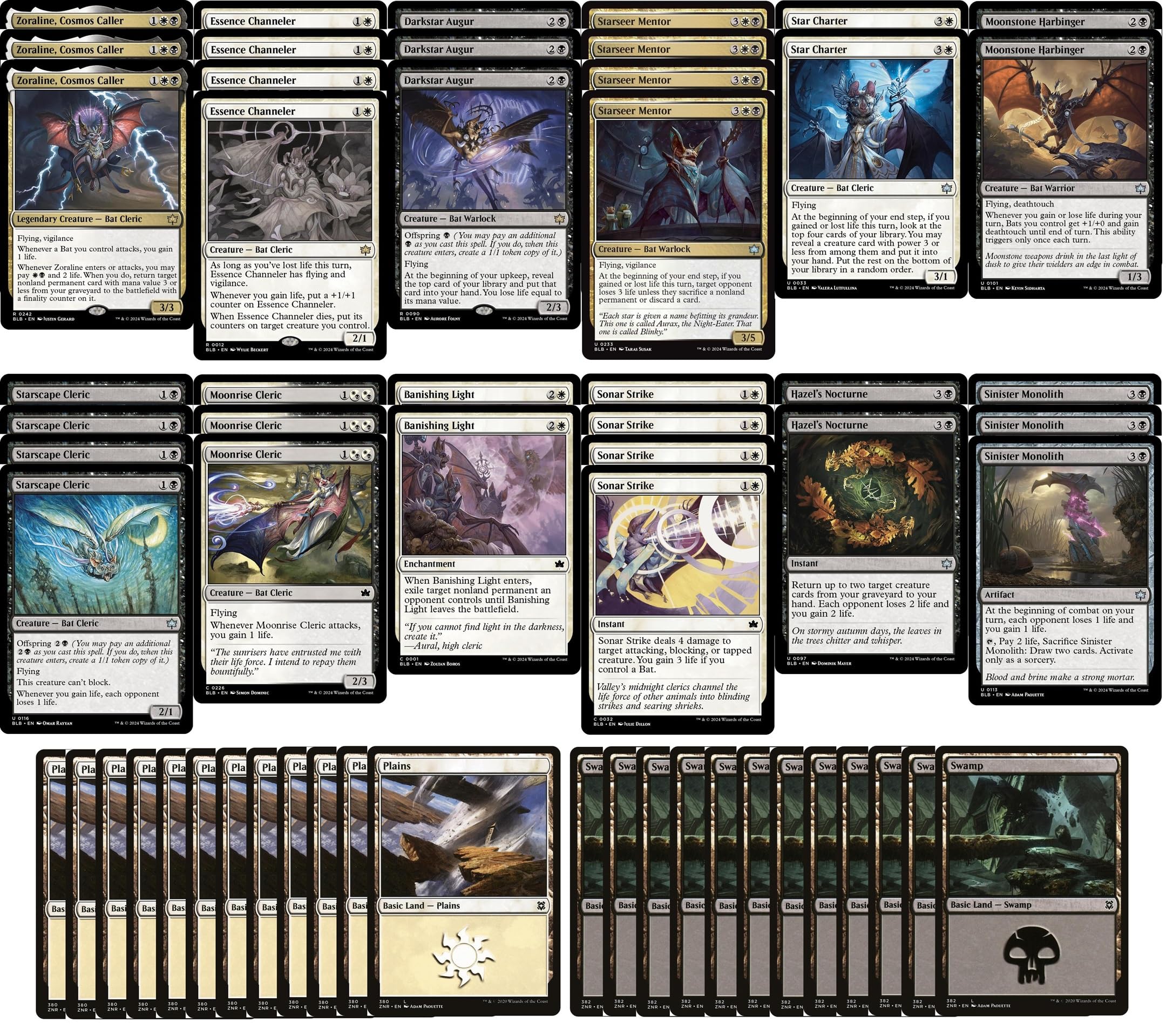 Amazon.com: Elite Bat MTG Deck - Orzhov Black White - Modern & Pioneer ...