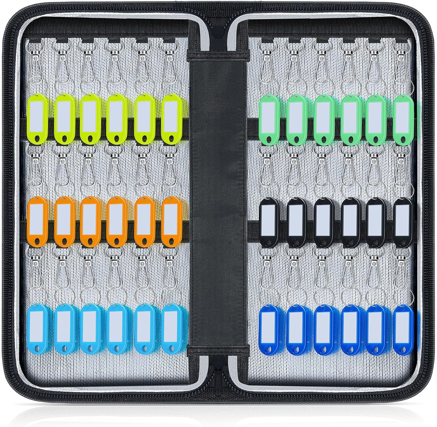 Portable Fireproof Key Organizer Case, Fireproof & Waterproof Key Bag ...