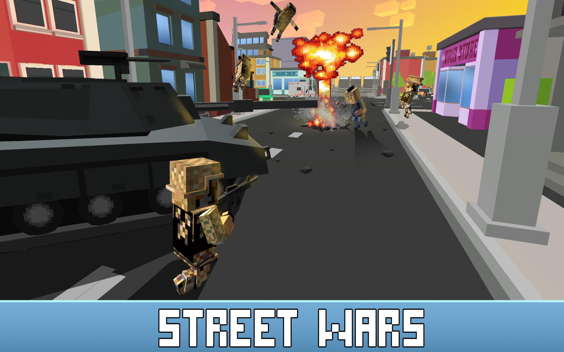 Blocky Army War Battles - App on Amazon Appstore