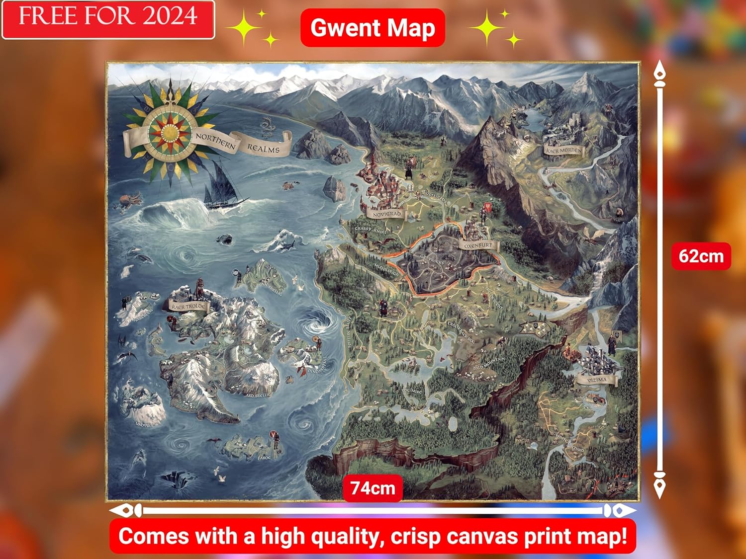 The Gwent Cards Set | Complete Collection with 5 Decks, 527 Premium ...