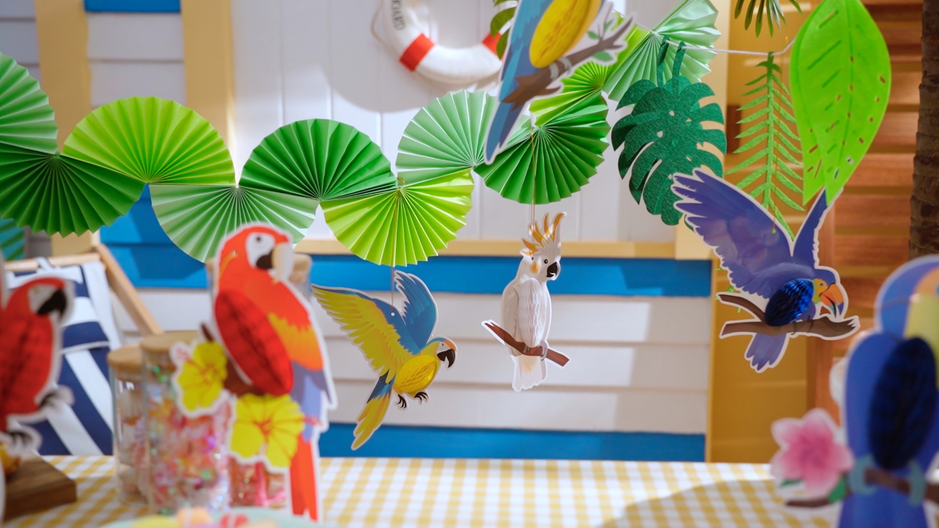 Parrot Theme Decorations