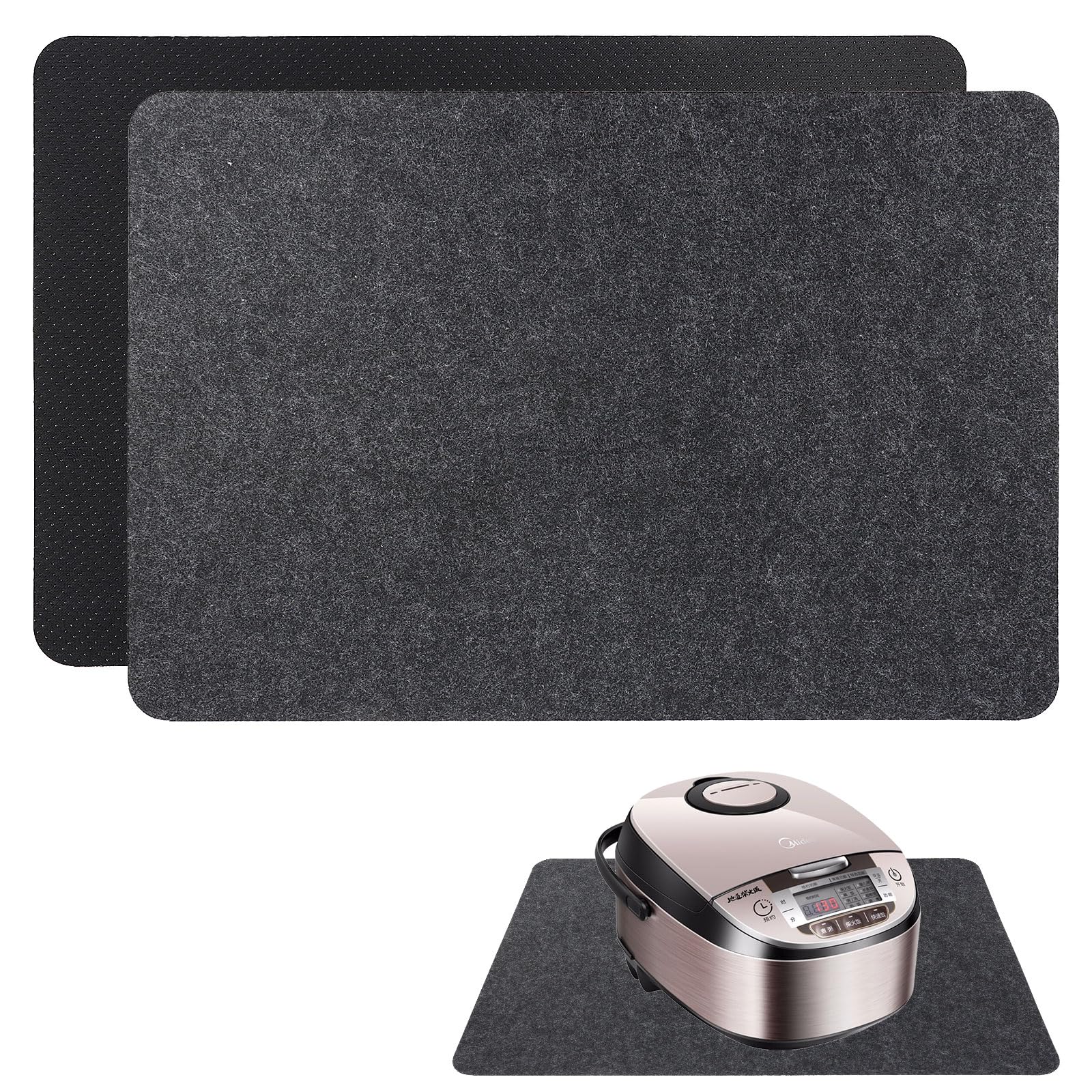 Pack of 2 Fireproof Underlay, Heat Protection Mat, Heat Protection ...