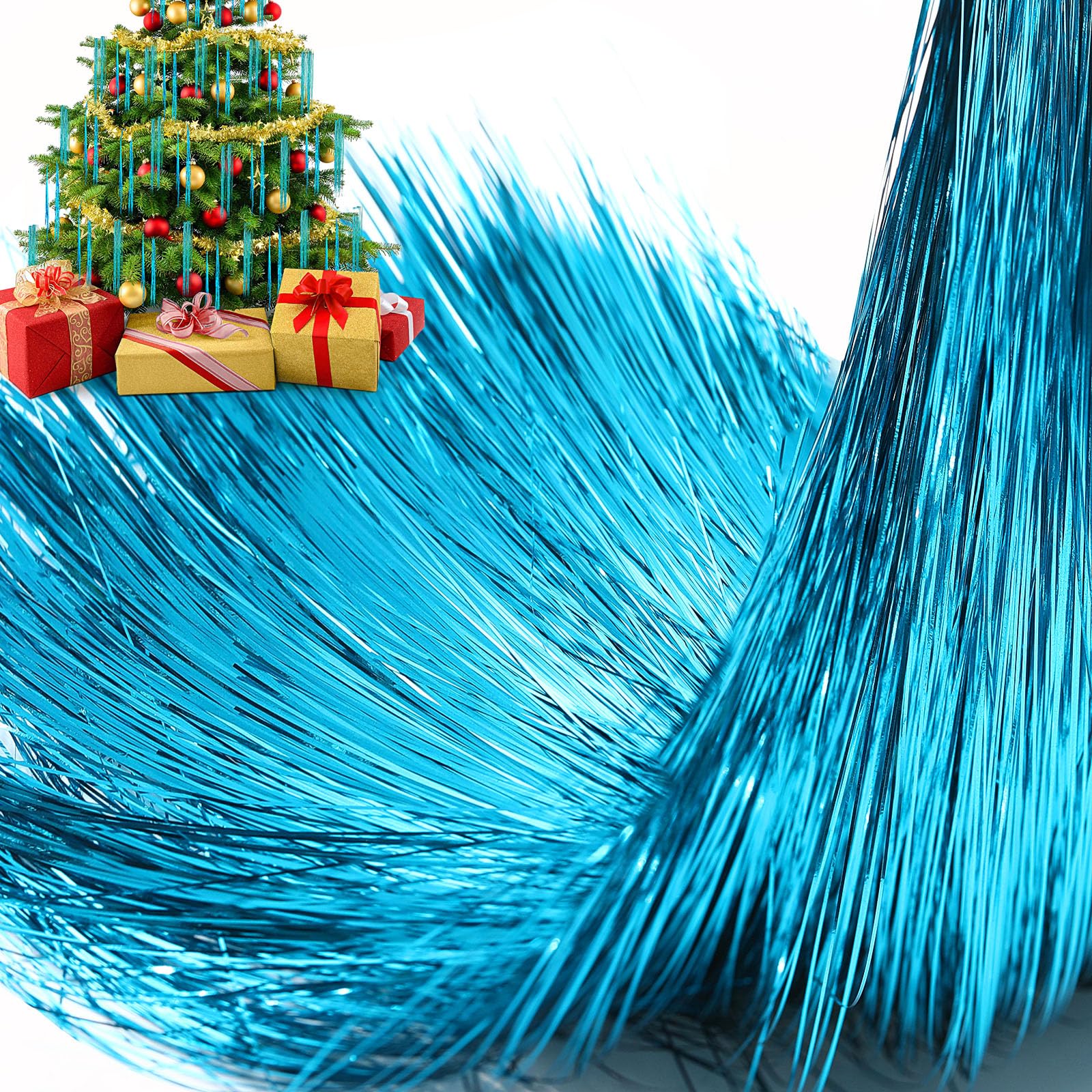 Amazon.com: Lyrow 20000 Strands 20" Christmas Tinsel Icicle Strand ...