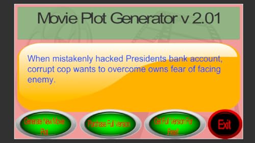 Movie Plot Generator - App on Amazon Appstore