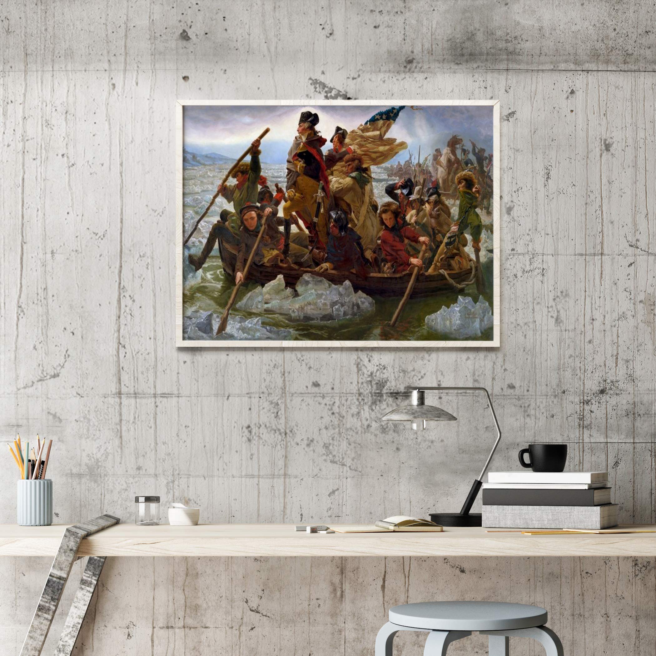 General George Washington Crossing The Delaware