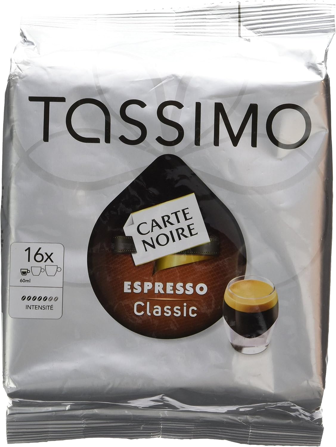 TASSIMO Carte Noire Classic Expresso, Shot Cup Size - (1 x 16 Drinks ...