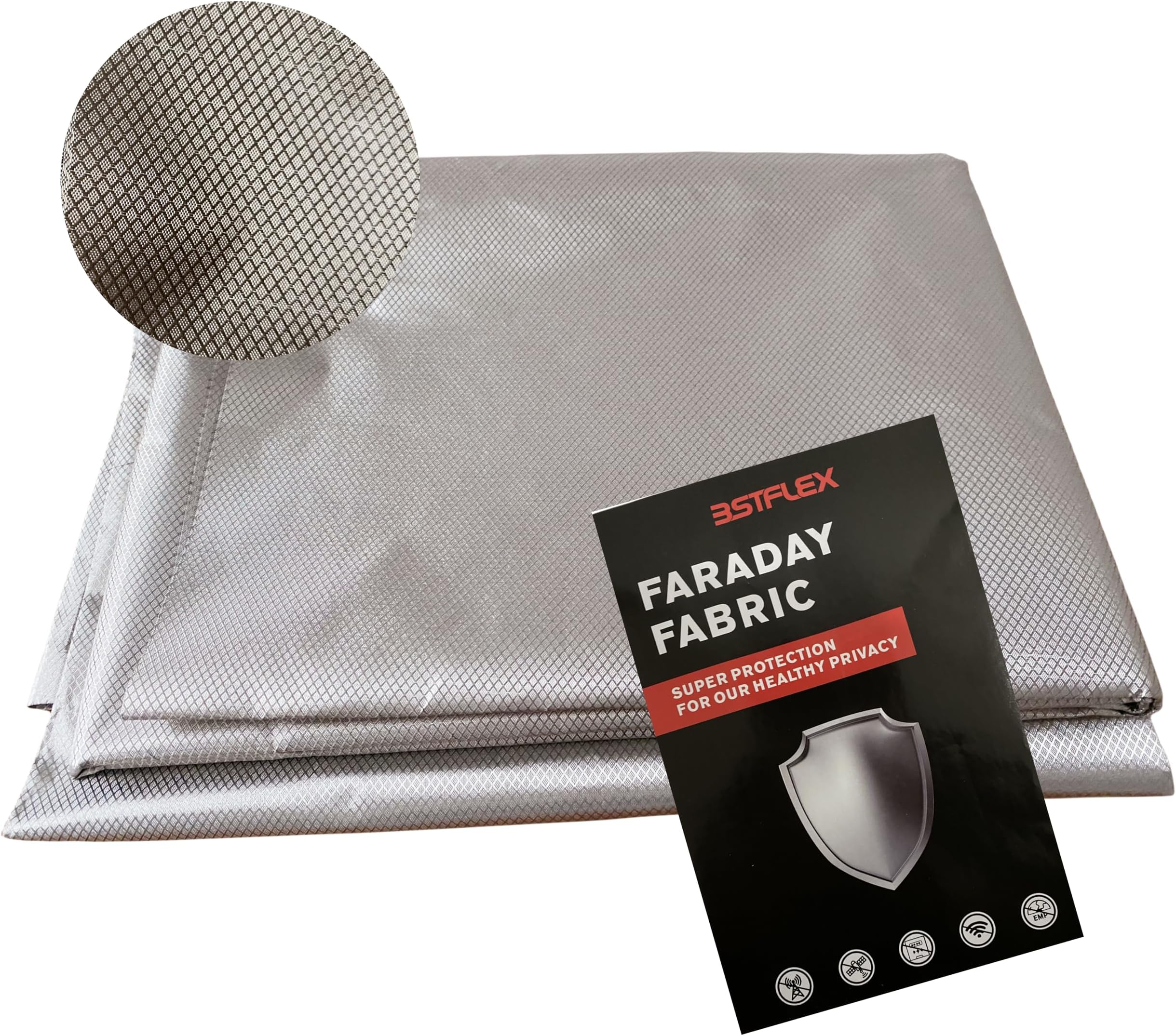 Amazon.com: Erthree RF Shielding Fabric, RFID Radiation Shielding ...