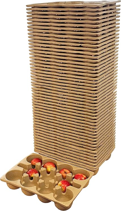 Paper Fibre Apple & Fruit Storage Trays (Set of 50) : Amazon.co.uk ...
