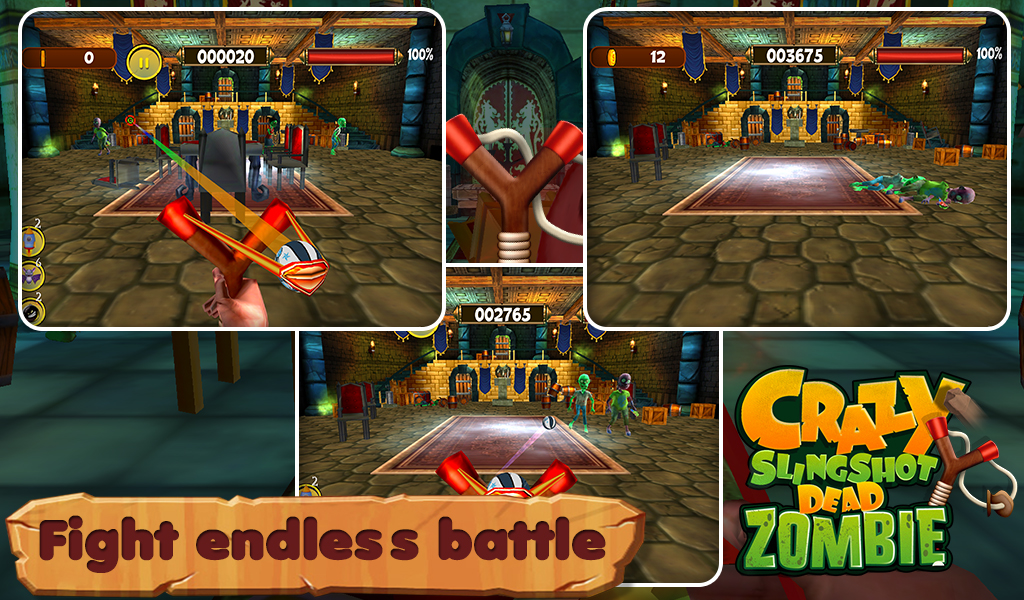 Crazy Slingshot Dead Zombie - App on Amazon Appstore