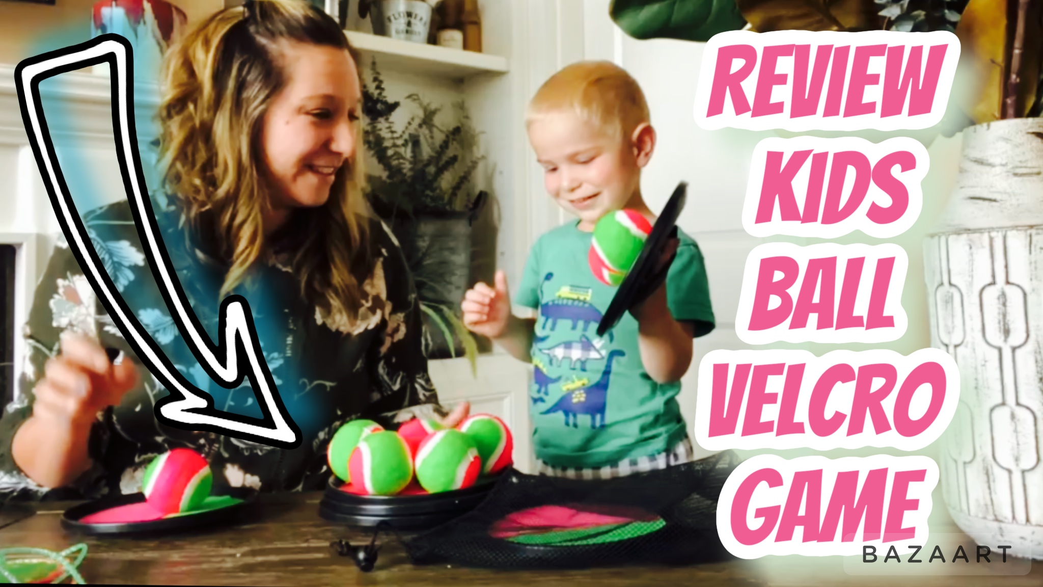 Watch Fun ball game for your kids- velcro on Amazon Live