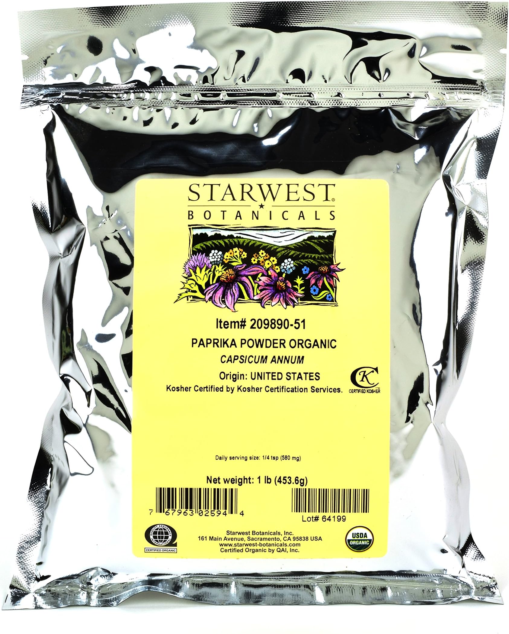 Amazon.com: Starwest Botanicals Chili Pepper Powder, Dark Roast, 1 ...