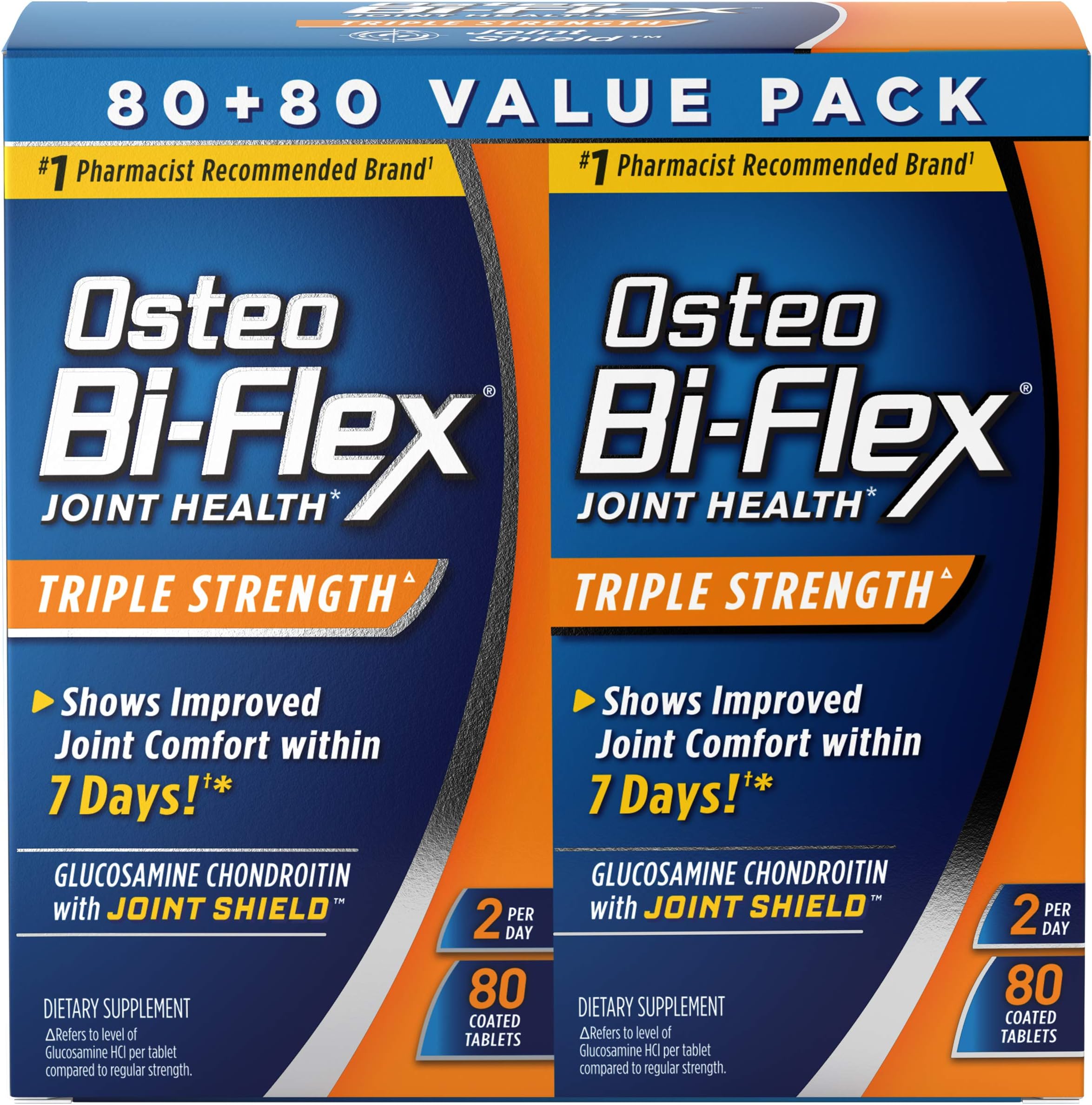 Amazon.com: Osteo Bi-Flex Triple Strength + Turmeric, 80 Count (Pack of ...