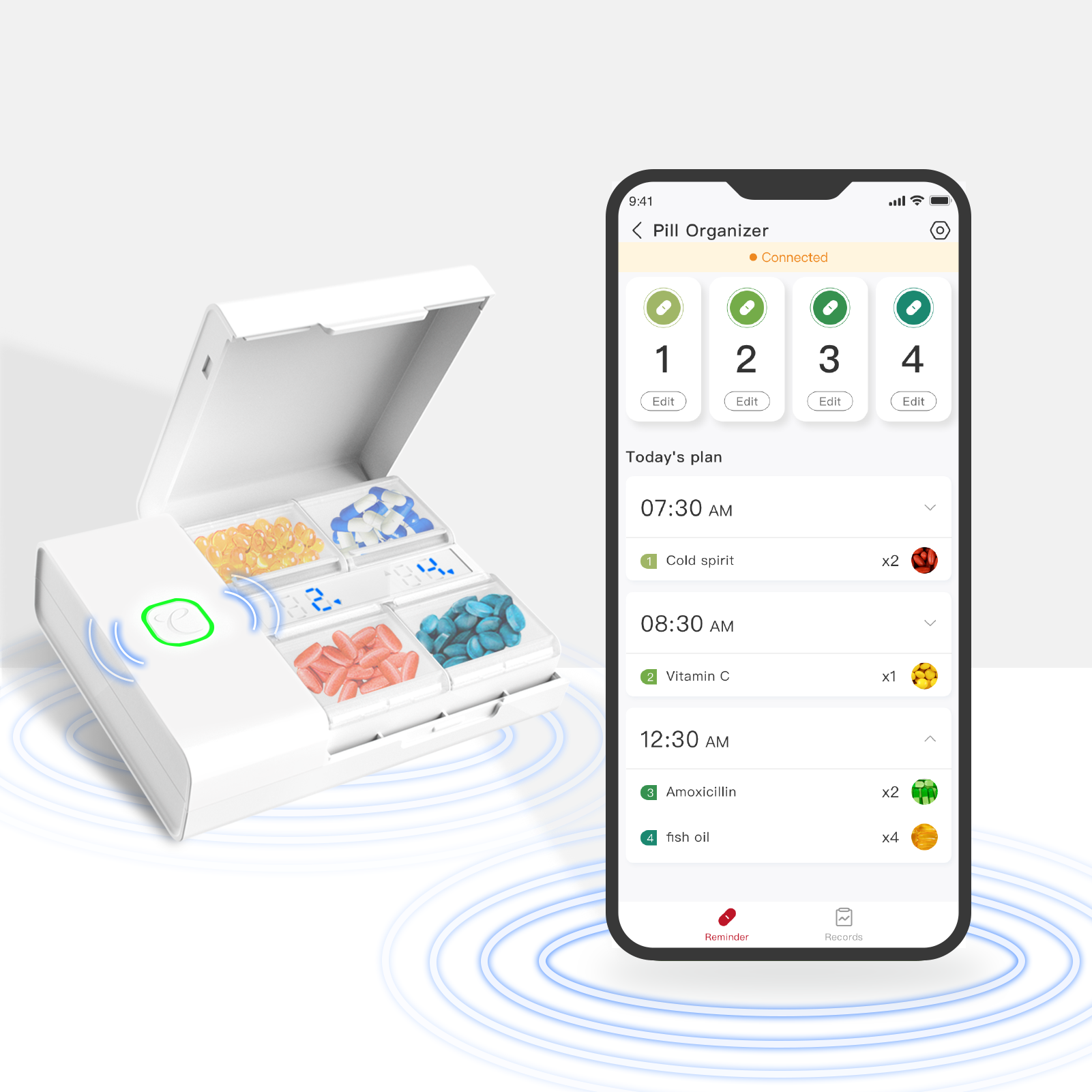 Watch Smart Pill Organizer with Free App on Amazon Live