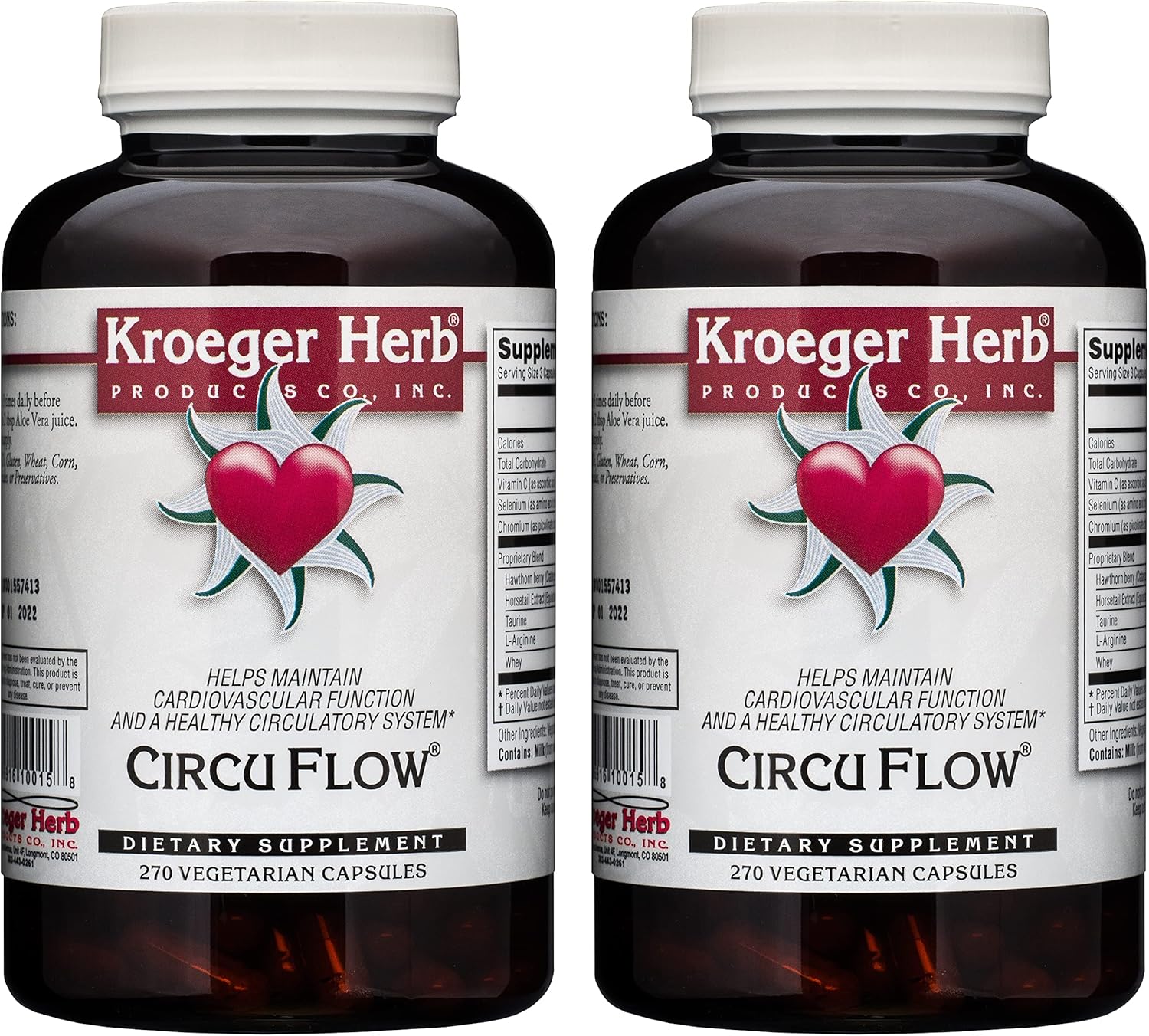Amazon.com: Kroeger Herb Circuflow Capsules (2) : Health & Household