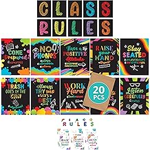 JUESMOS Colorful Pencil Classroom Rules Poster - Philippines | Ubuy