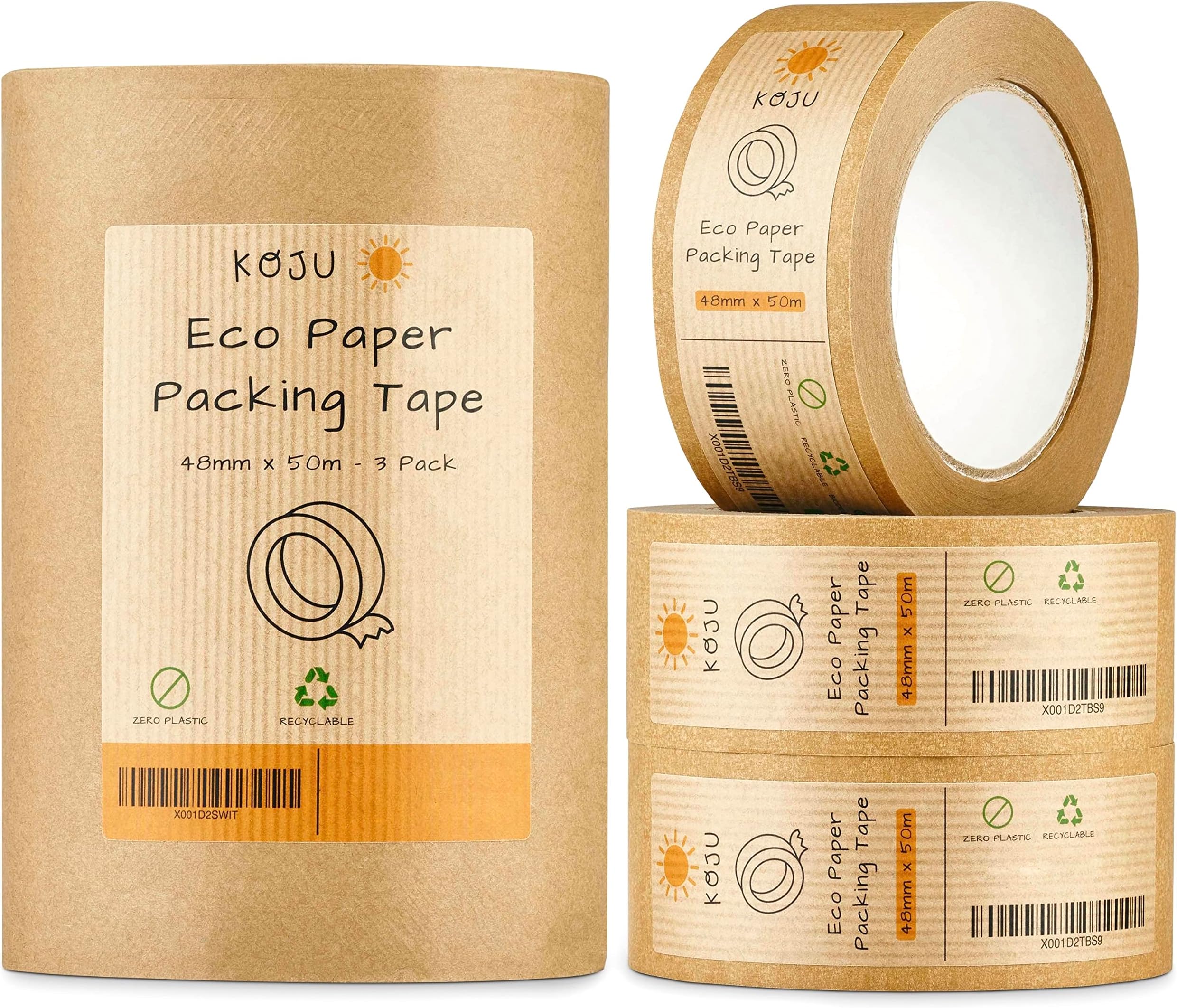tesa Paper Packaging Tape Made From Recycled Materials for Packing ...