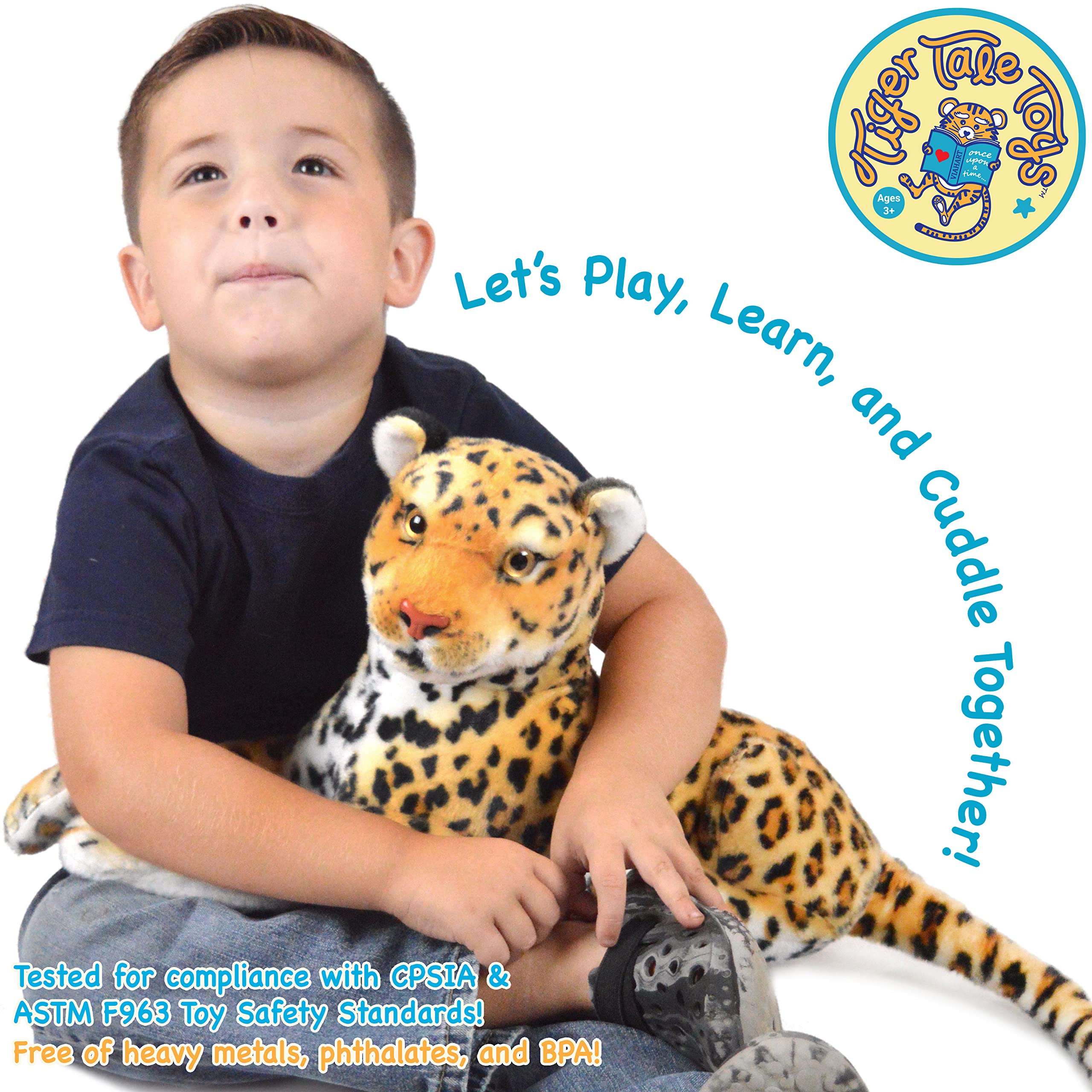 Snapklik.com : Leah The Leopard - 20 Inch Stuffed Animal Plush - By ...