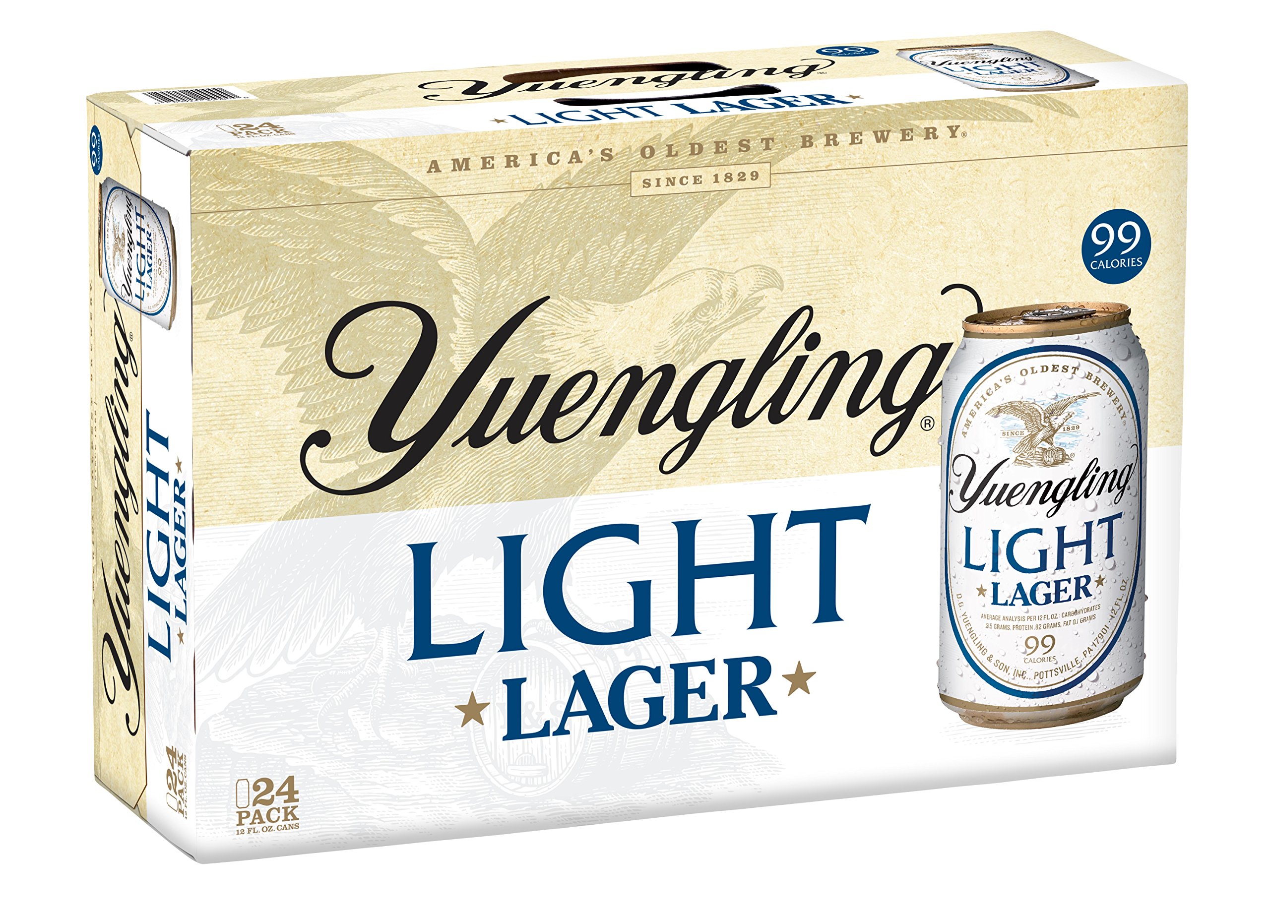 Yuengling Can YUENGLING LAGER & LIGHT LAGER 24 12oz CANS ONLY $17.99