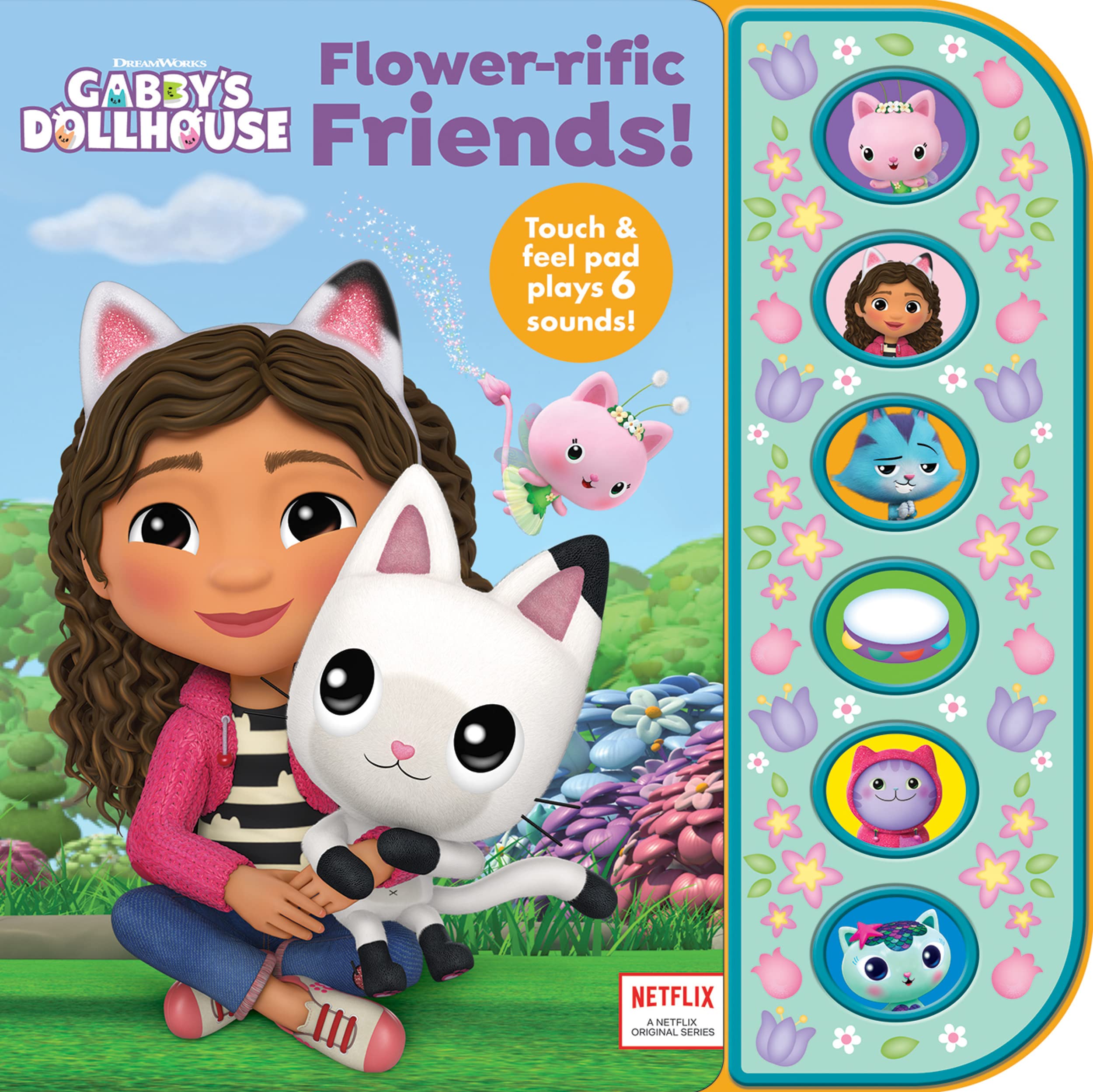 Dreamworks Gabbys Dollhouse Flowerrific Friends Sound Book : Kids, P I ...