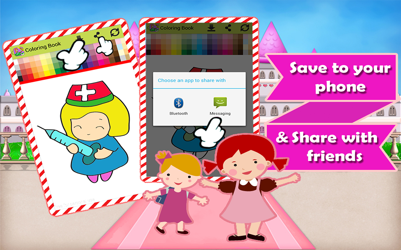 Starfall Girls Coloring Book - App on the Amazon Appstore