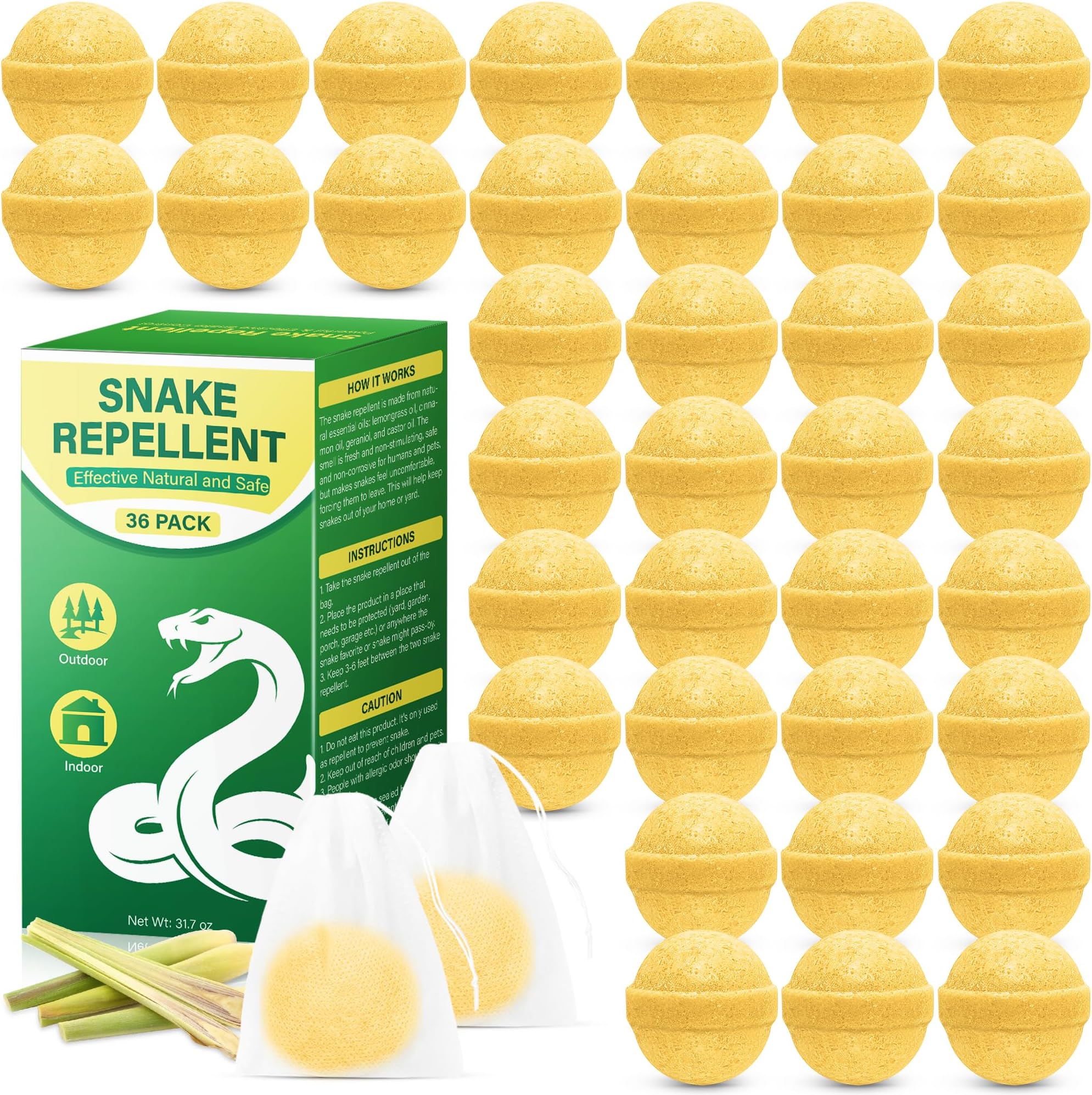 Amazon.com : Safer 5951 Snake Shield Granular Repellent - Outdoor Snake ...