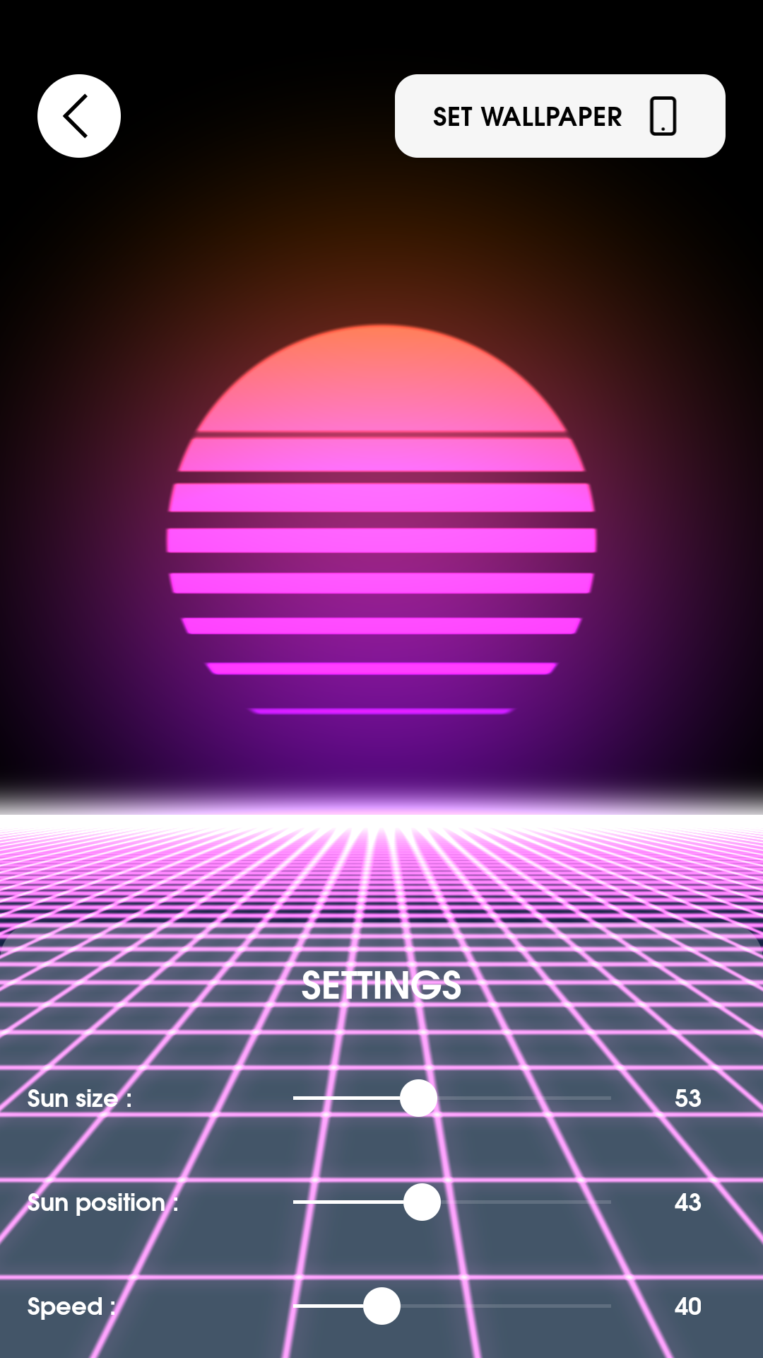 Retrowave Screensaver & Live Wallpaper for Fire TV and Tablets - App on ...