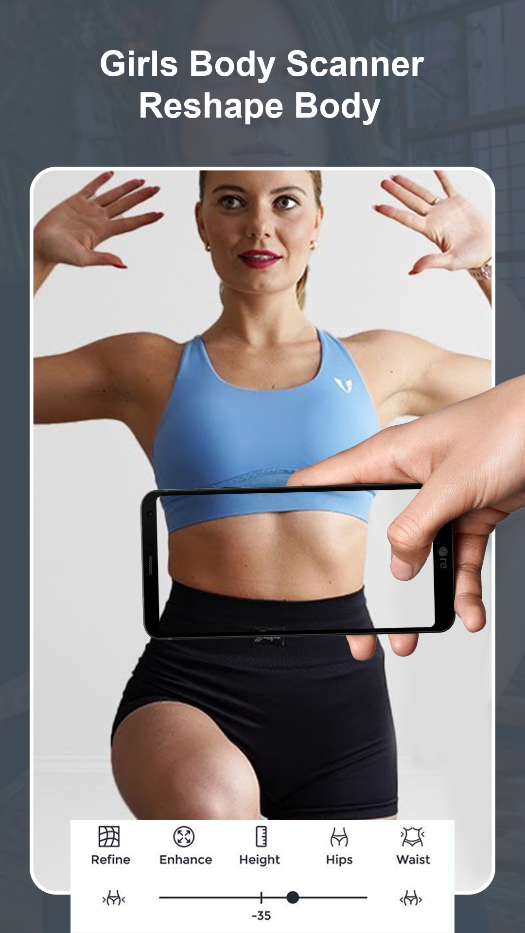 Real Girl Body Scanner Camera Shape Editor - App on the Amazon Appstore