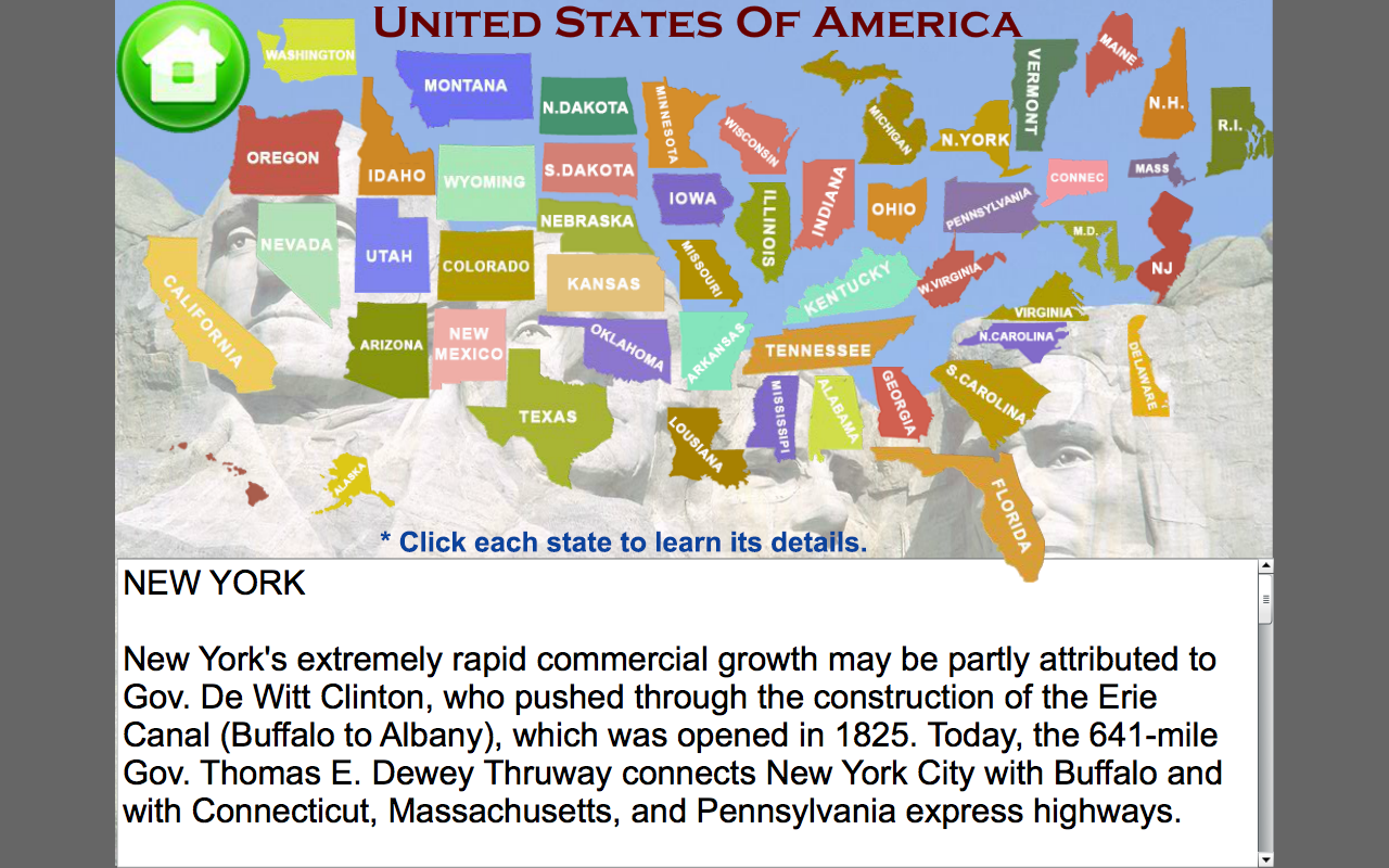 States Capitals Flags Pro - Learn United States of America Map Puzzles ...