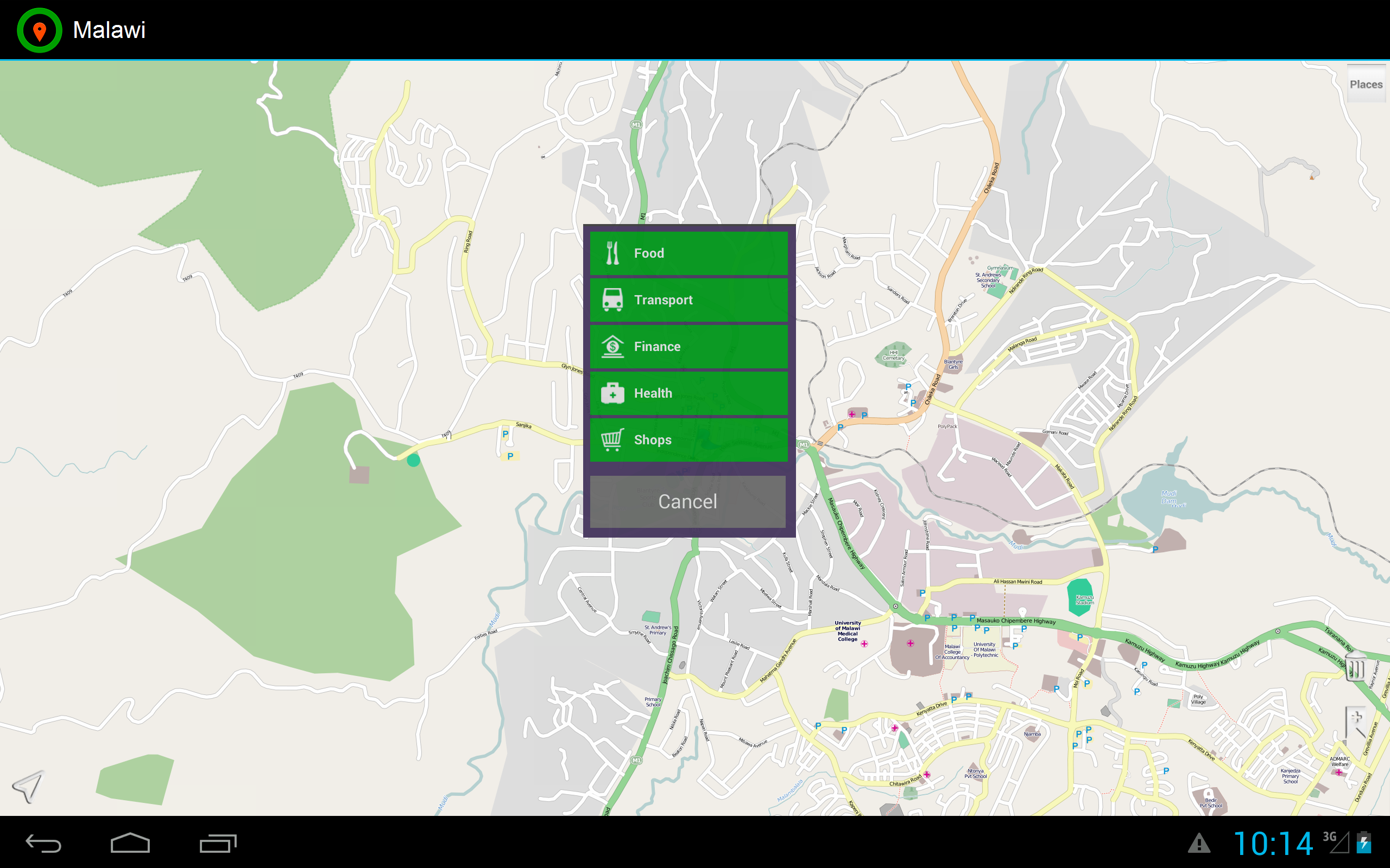 Aplicación Malawi Vector Offline Mapa: Easy Navigation en Amazon Appstore