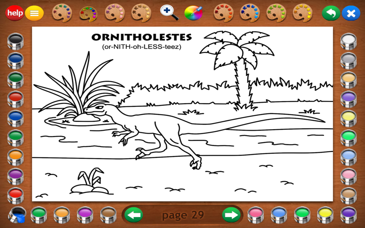 Coloring Book 2: Dinosaurs - App on Amazon Appstore