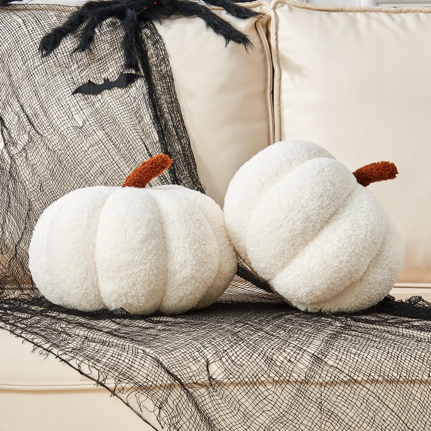 Amazon.com: Vdoioe Pumpkin Pillow, 2 Pcs Thanksgiving Pumpkin Throw ...