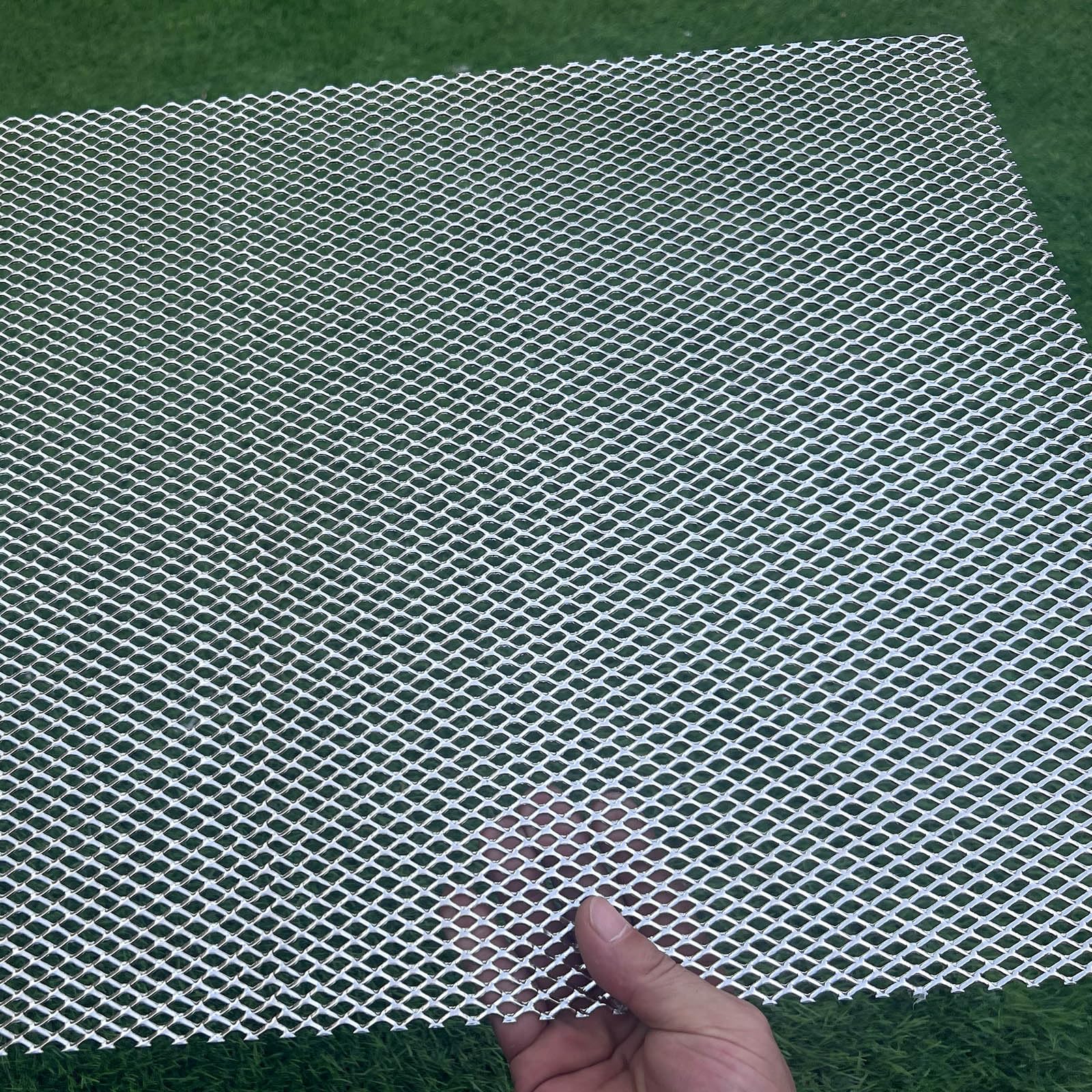 Snapklik.com : 24"x16" Stainless Steel Expanded Metal 19 Gauge 0.2"x0.4 ...