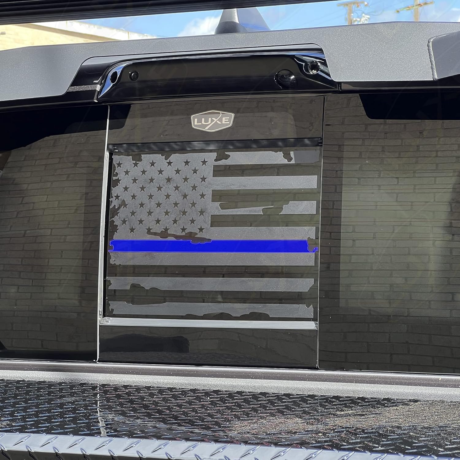 Amazon.com - Luxe Auto Concepts Rear Back Middle Window Vinyl Decal ...