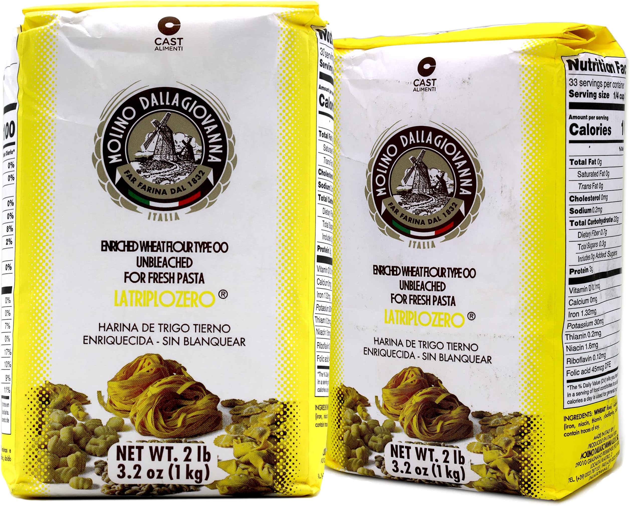 Amazon.com : King Arthur Pasta Flour Blend, Finely Ground, 3 lb,White ...