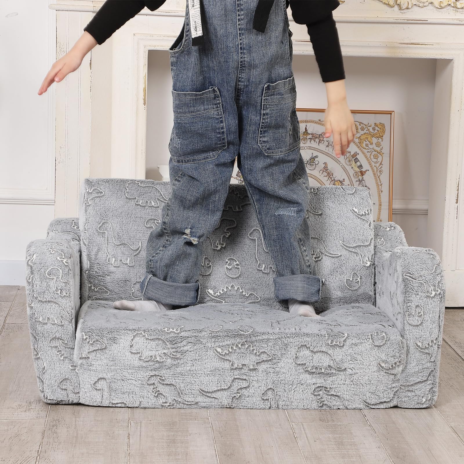 Snapklik.com : MOMCAYWEX Kids Extra Wide Glow In The Dark Chairs For ...