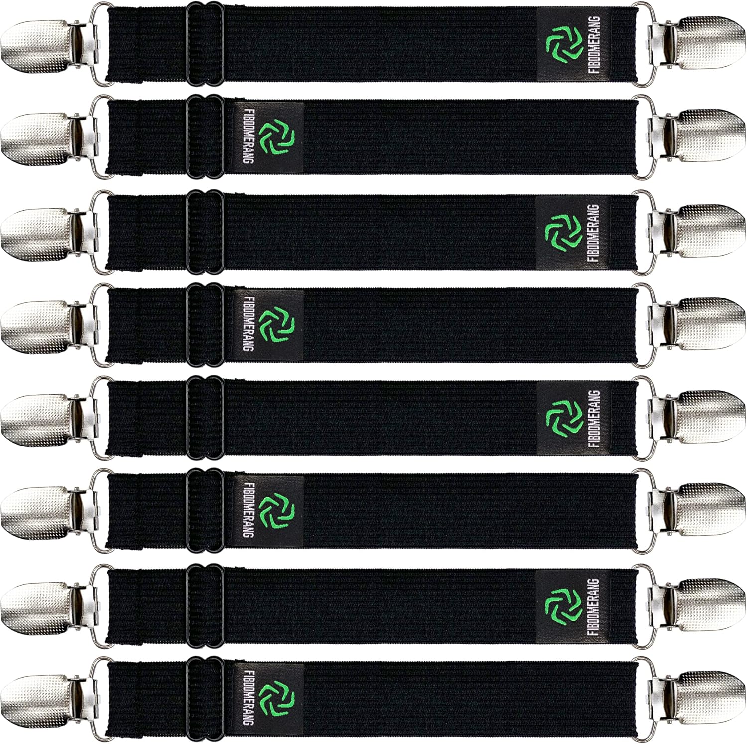 FIBOOMERANG Bed Sheet Straps - Fitted Sheet Clips and Sheet Holder ...