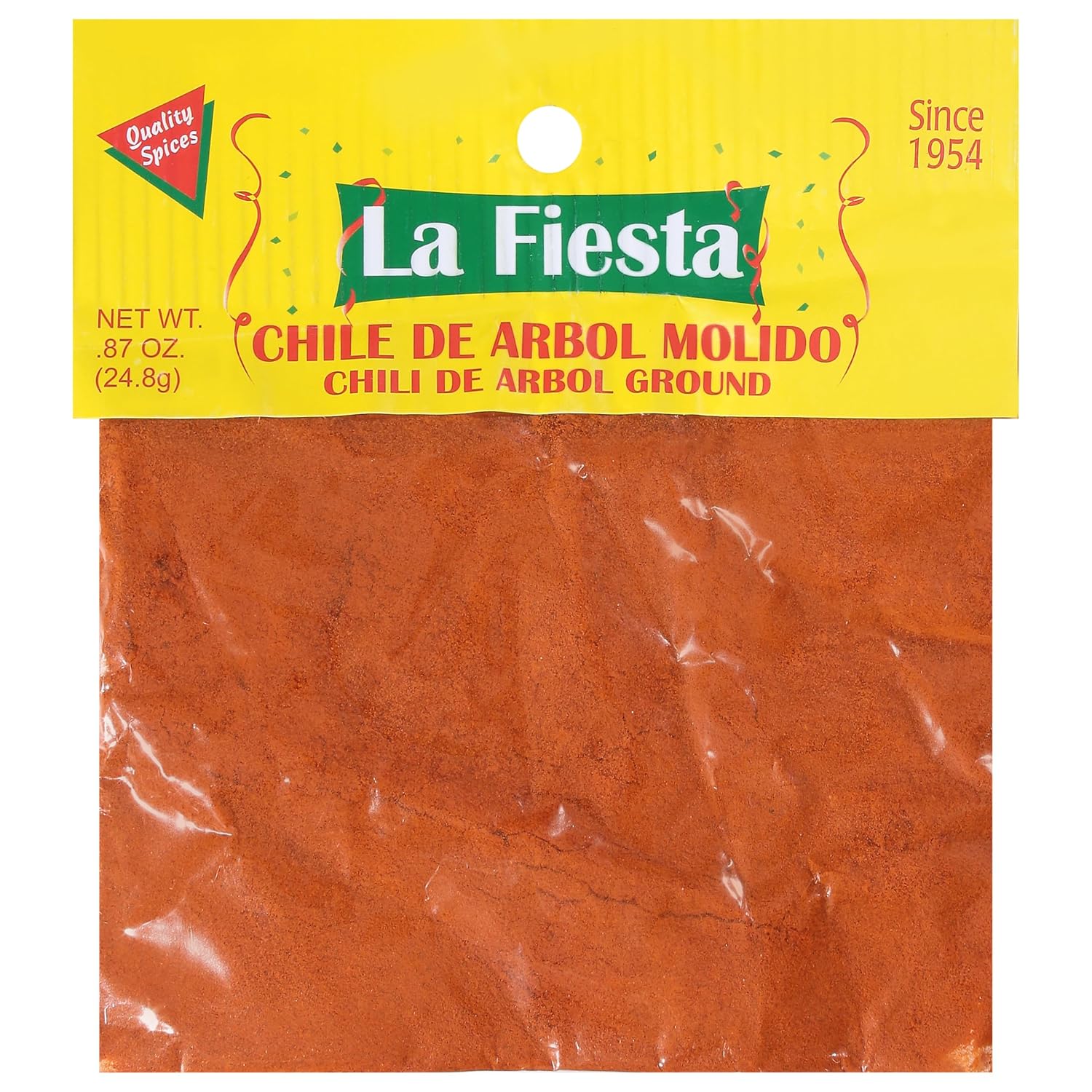 Amazon.com : La Fiesta, Chili De Arbol Ground, 0.87 Ounce : Grocery ...