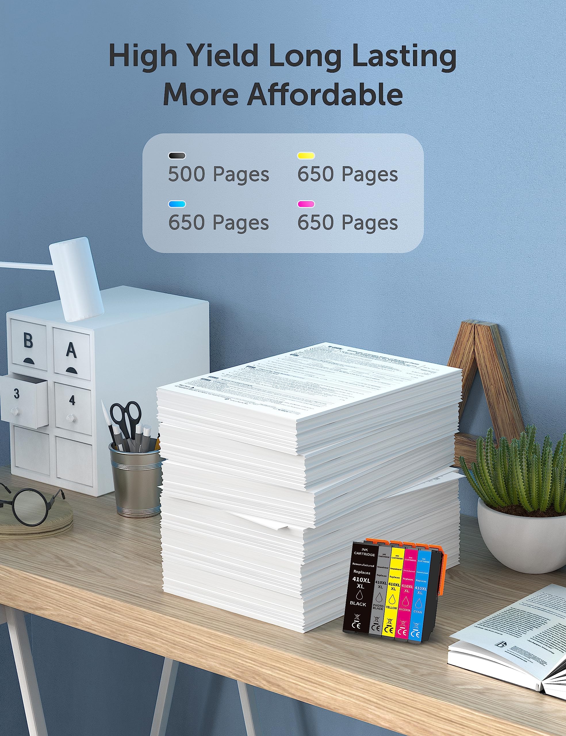 Snapklik.com : 410XL Ink Cartridge Replacement For Epson 410 T410 Ink ...