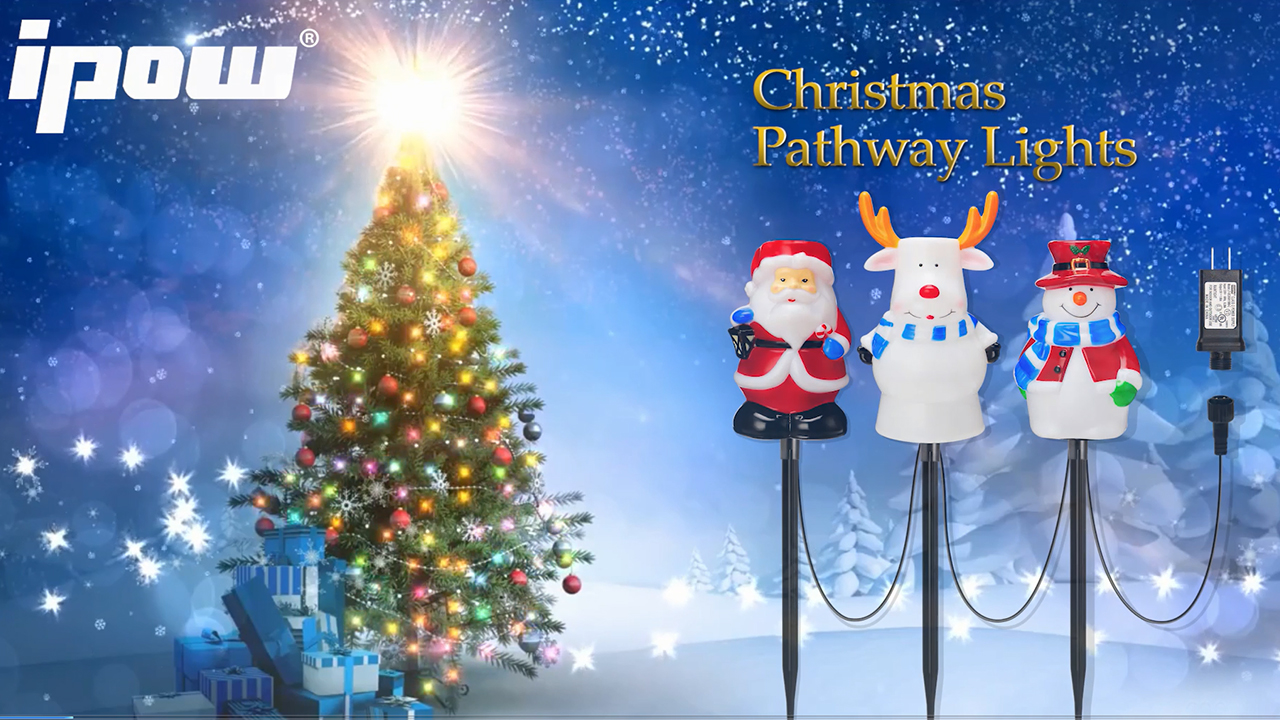 Xmas Lighted Pathway Markers Cheap Christmas Pathway Lights Festive