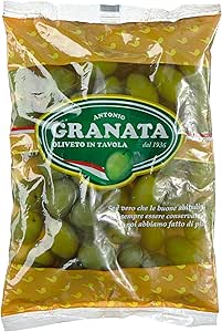 Granata Olive Verdi Giganti Busta Gr.500 : Amazon.it: Alimentari e cura ...
