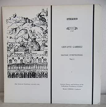 Giovanni Gabrieli - Giovanni Gabrieli: Sacrae Symphoniae, Vol. 1 [ LP ...