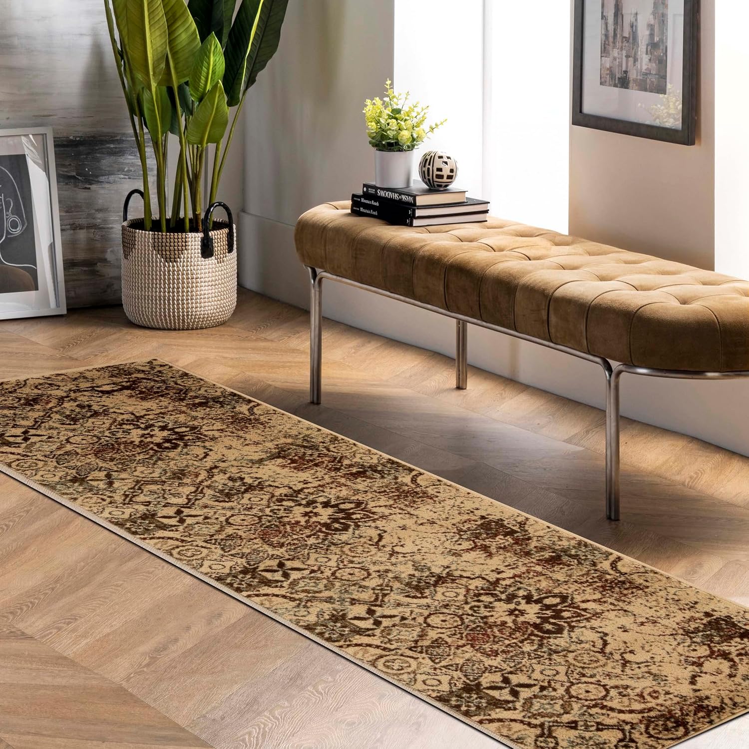 Amazon.com: Superior Indoor Large Area Rug, Modern Geometric Design ...