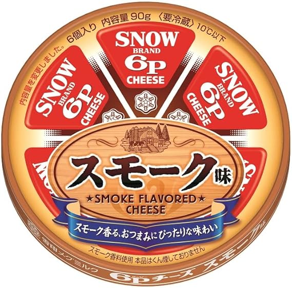 Amazon | 雪印 6Pチーズ スモーク味 90g | 雪印 | プロセスチーズ 通販