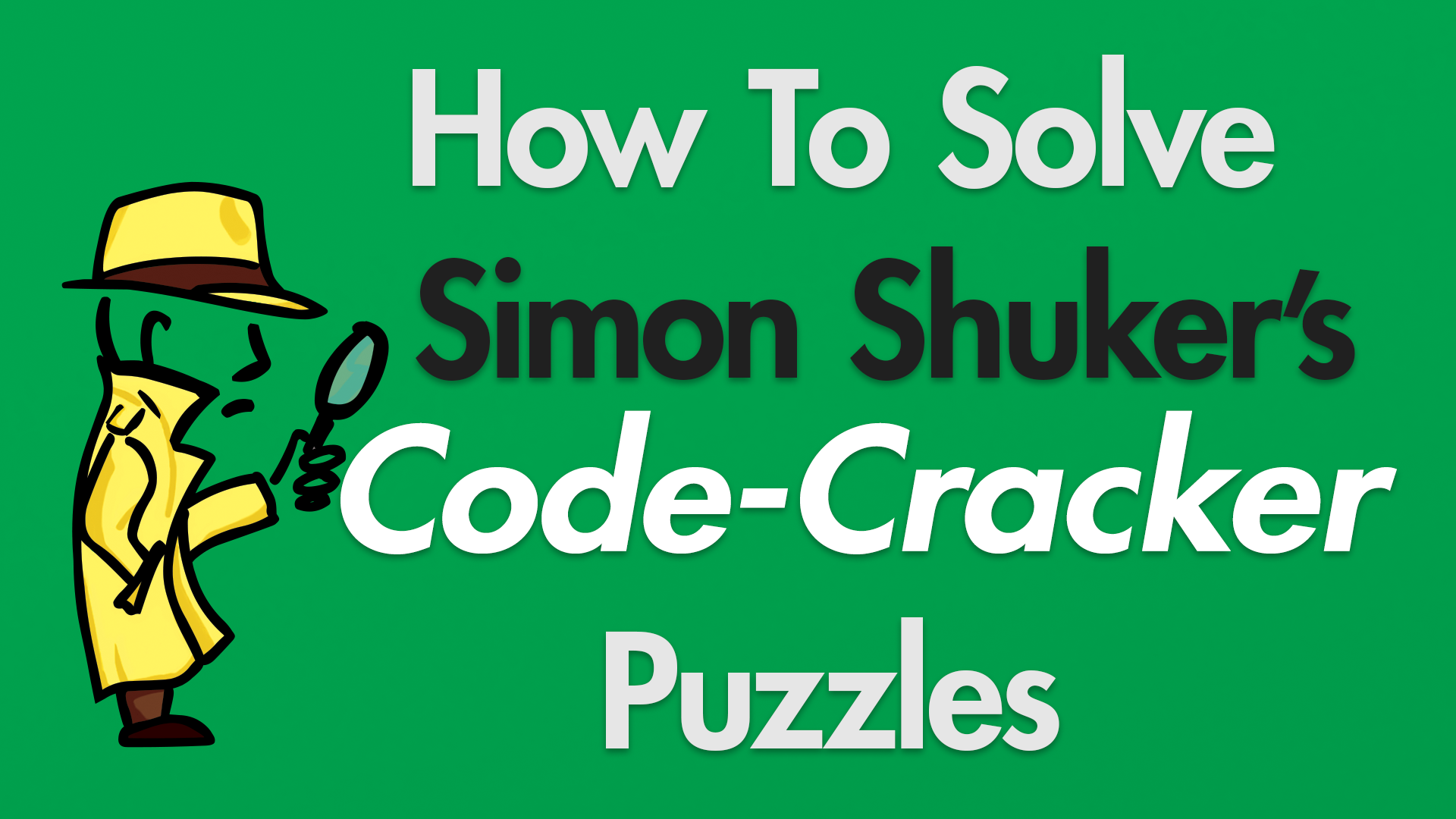 Watch How To Solve Simon Shuker s Code Cracker Puzzles On Amazon Live watch-how-to-solve-simon-shuker-s-code-cracker-puzzles-on-amazon-live