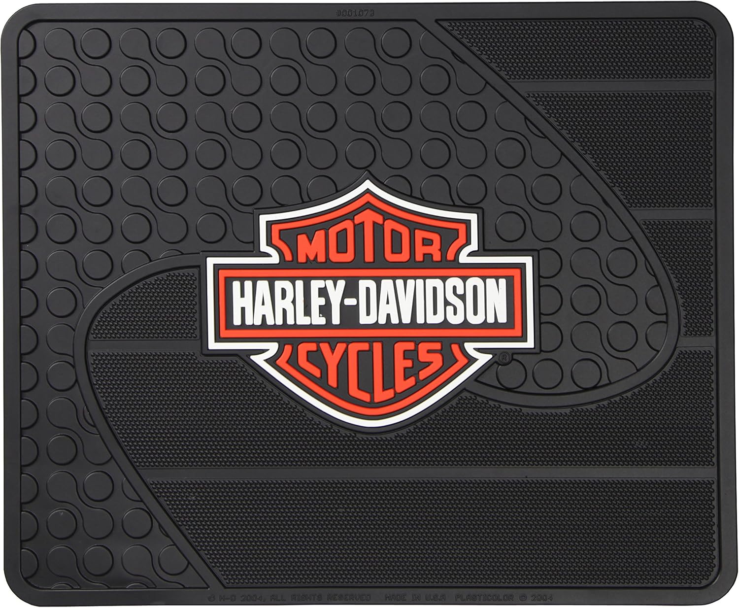 Plasticolor 001073R01 Harley-Davidson Utility Mat, Factory Orange Bar ...