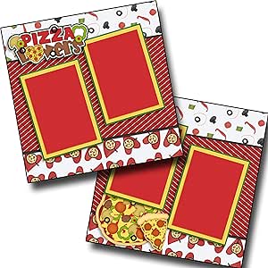 Amazon.com: Pizza Lovers - Premade Scrapbook Pages - EZ Layout 3484