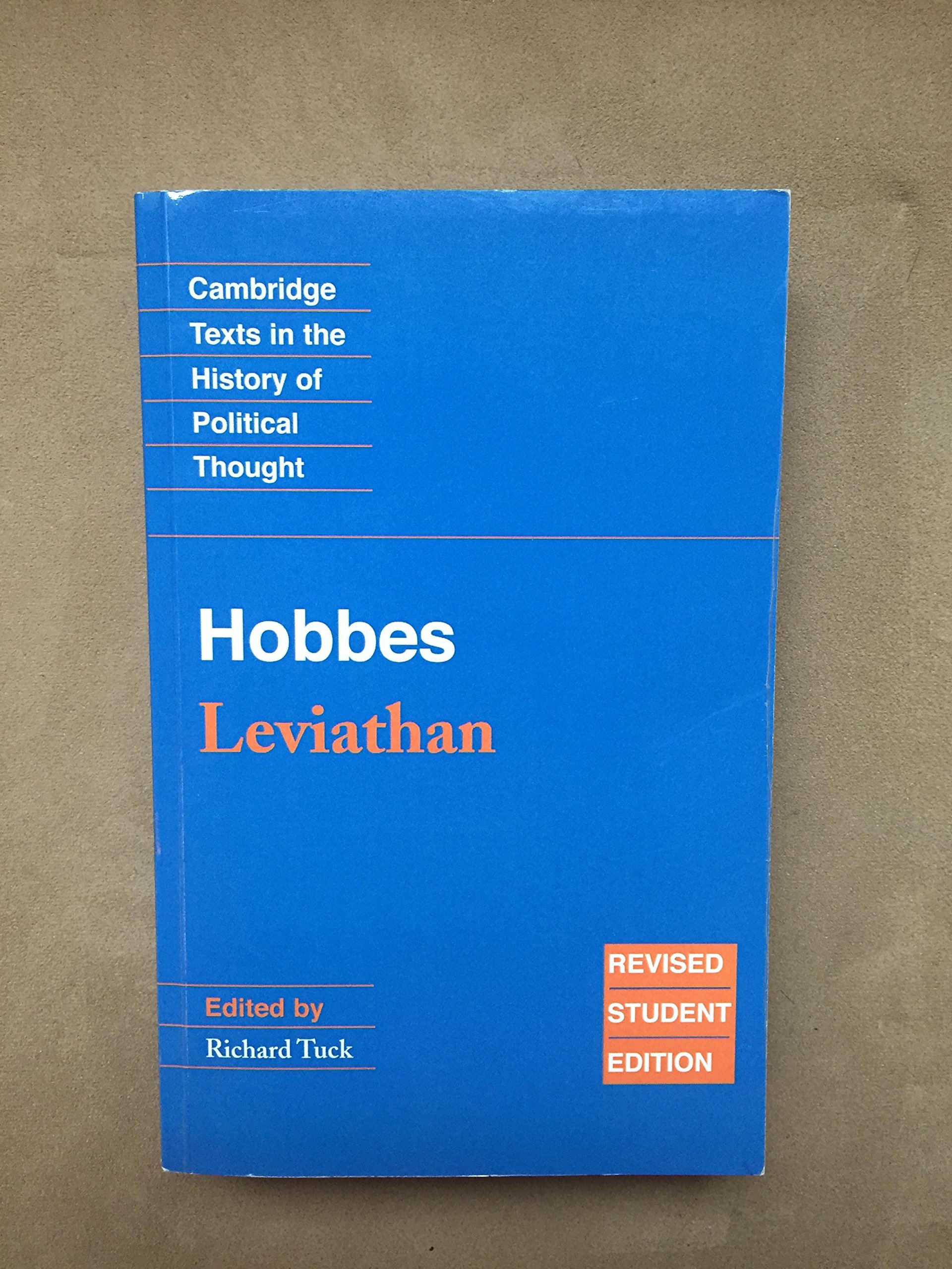 Hobbes: Leviathan: Revised student edition (Cambridge Texts in the ...