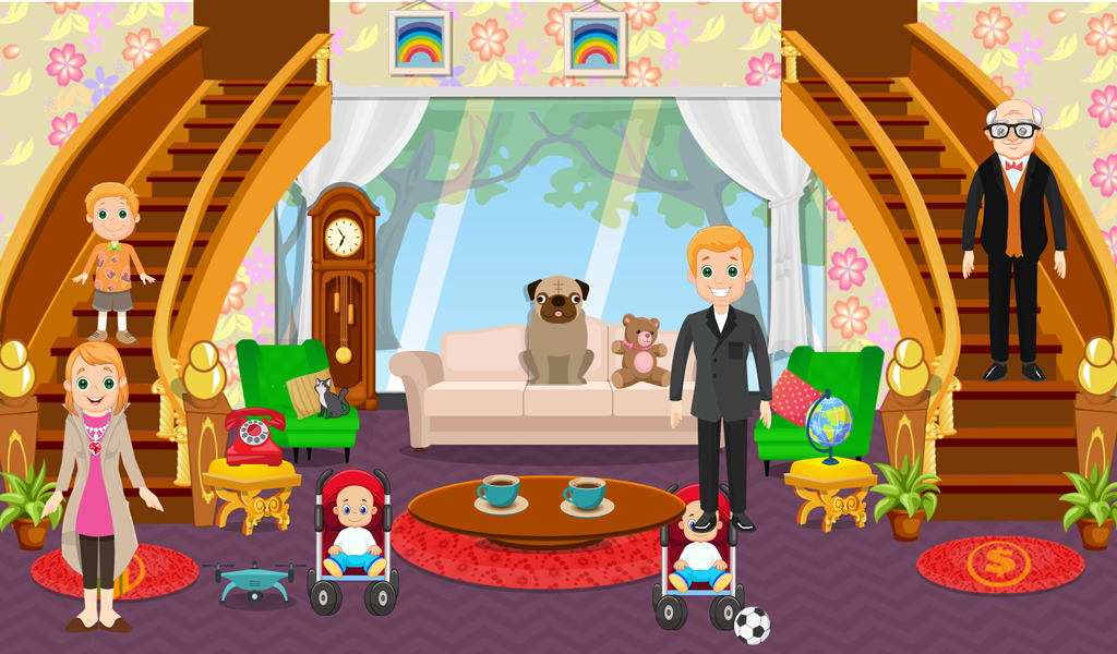 Pretend Play My Life Luxurious Family Mansion Games for Boys Girls Kids ...