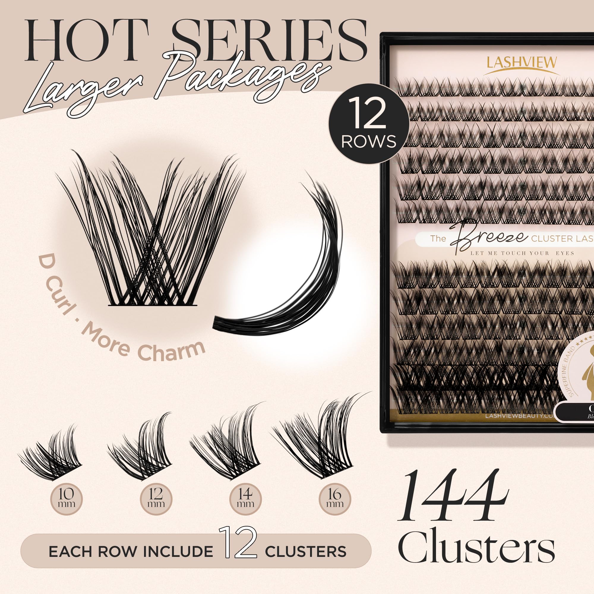 Snapklik.com : LASHVIEW DIY Lash Extension Kit, Cluster Lashes