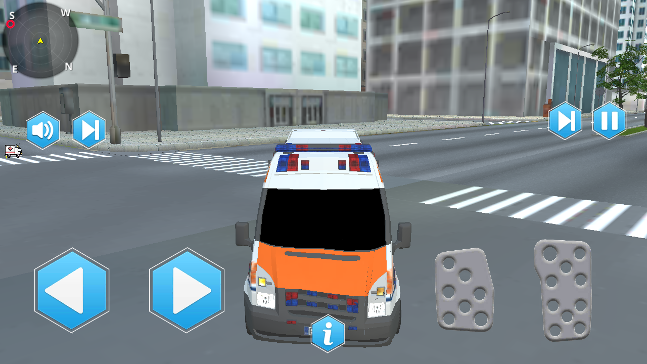 City Ambulance Rescue Doctor Game: Emergency Driving Service Duty 3D ...